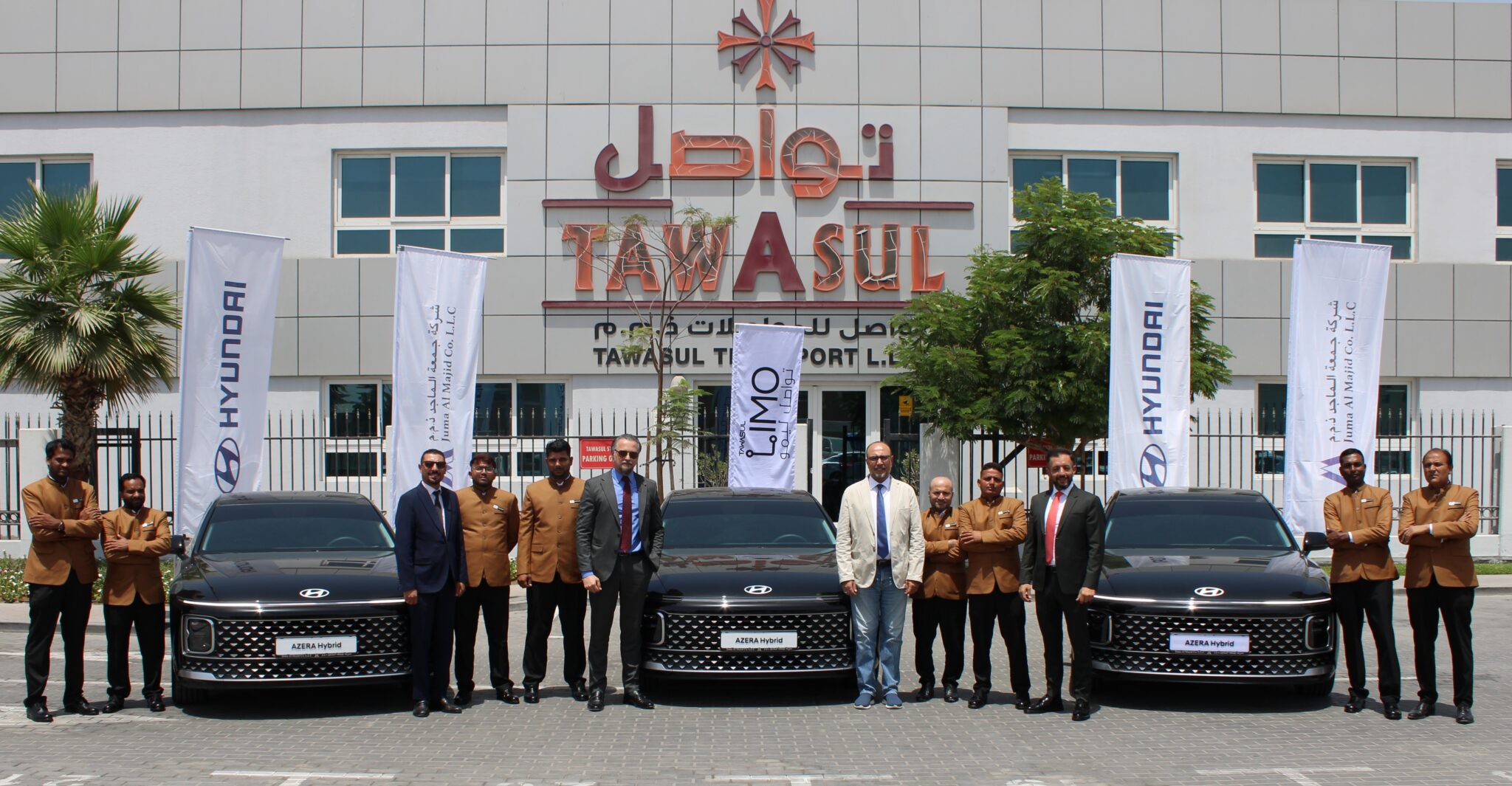 New Era of Hybrid Mobility: Hyundai UAE Delivers Azera HEVs to Tawasul Transport - Hyundai UAE